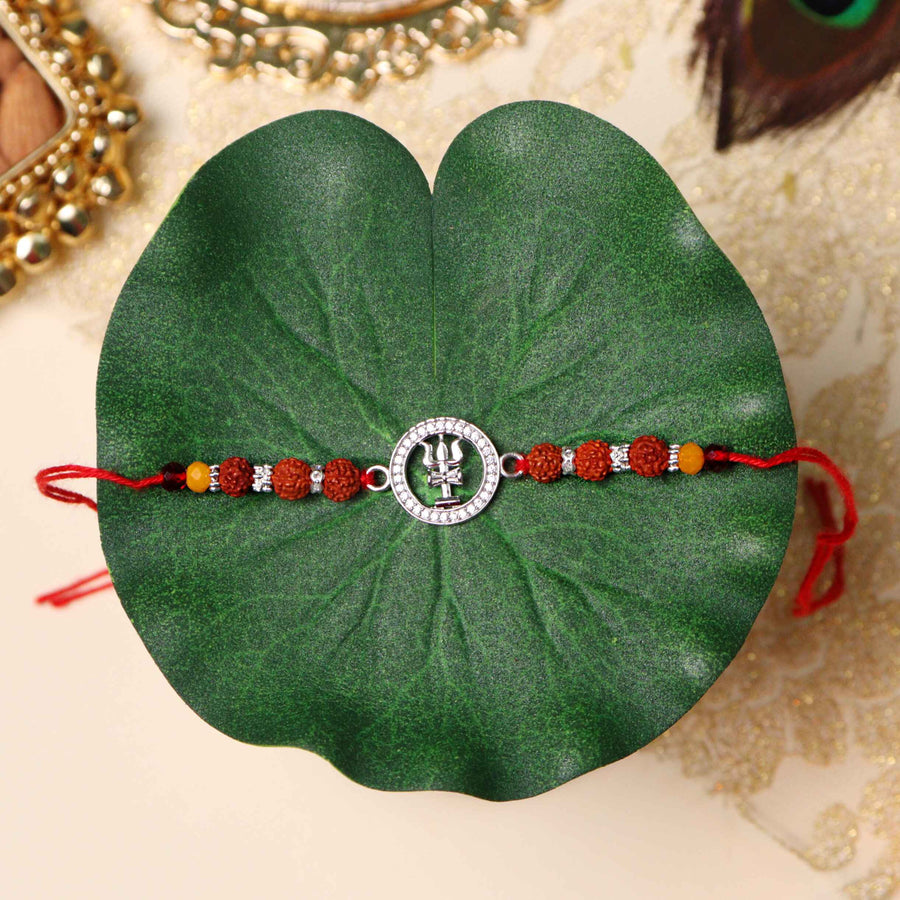 Trishul Rakhi – Saatvik Silver