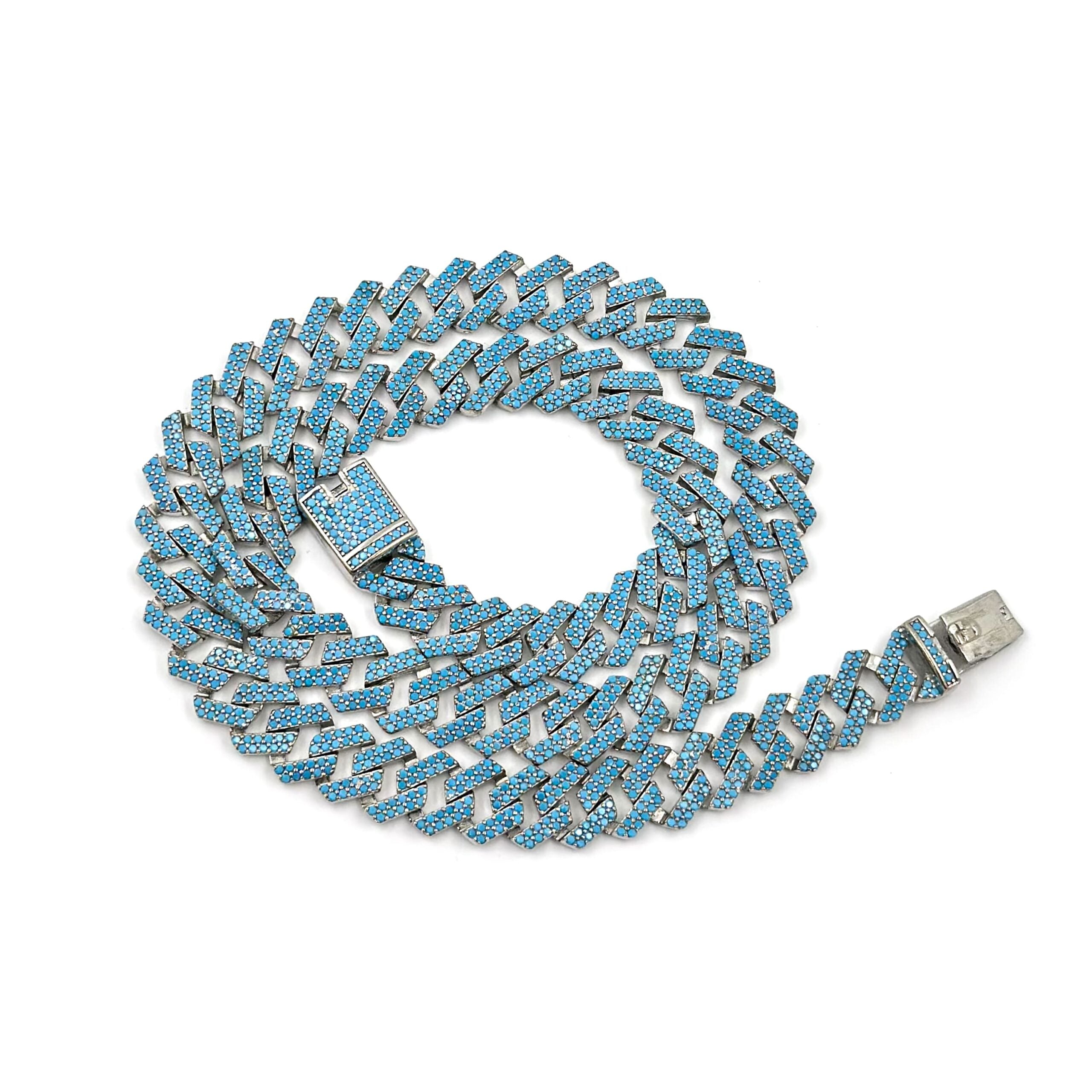 Blue cuban chain (Hardik Pandya) – Saatvik Silver