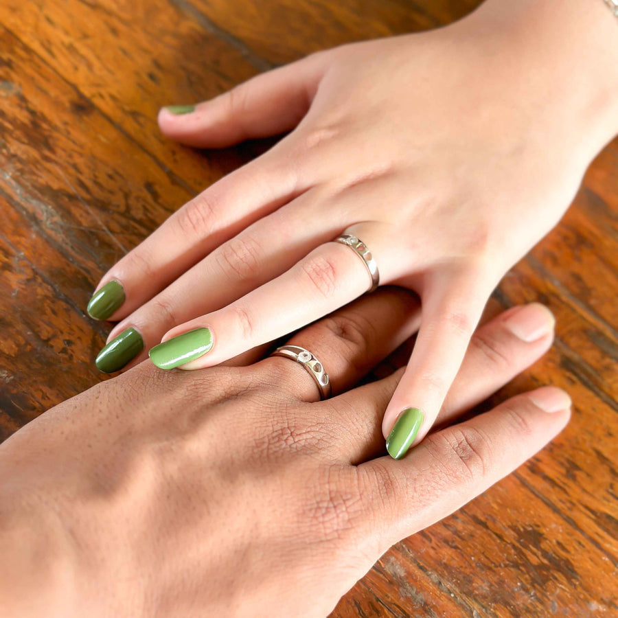 Ted & Robin (couple rings) – Saatvik Silver