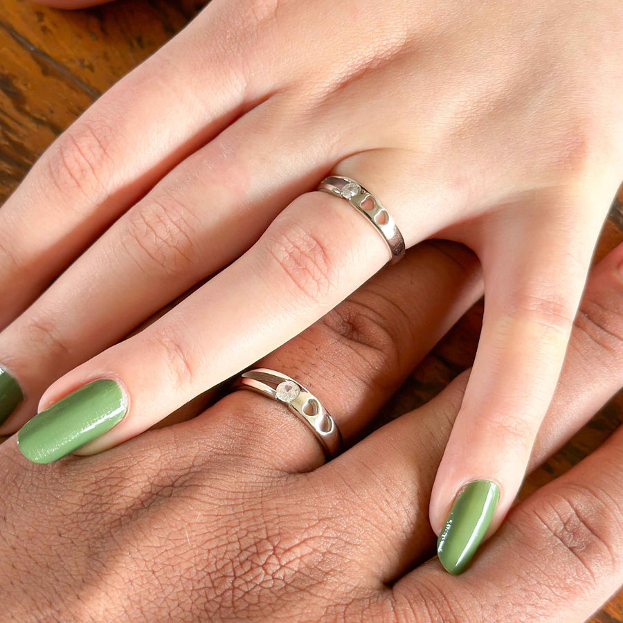 Ted & Robin (couple rings) – Saatvik Silver